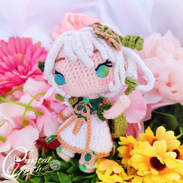 Crochet PDF Pattern: "nahida" Chibi Amigurumi - Etsy