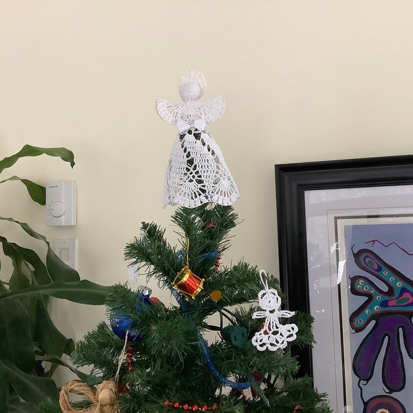 Crocheted Angel/christmas Tree Topper - Etsy
