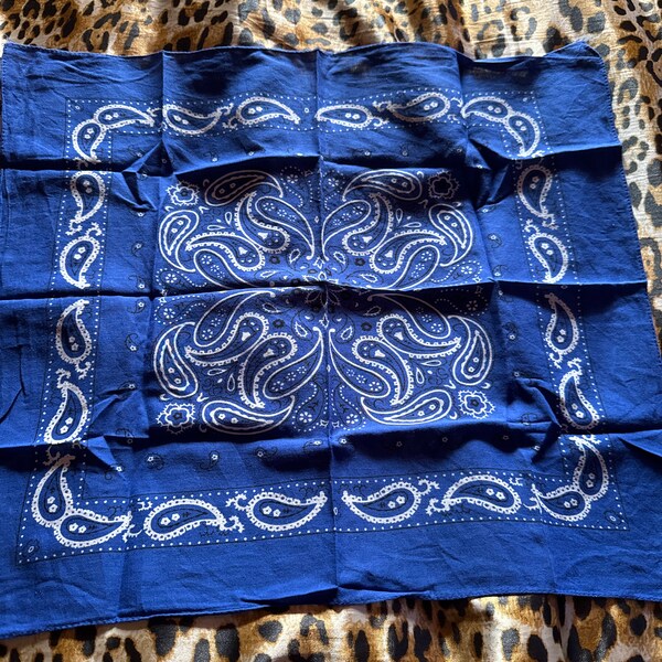 Vintage 90s Island Handkerchief / Beaches Handkerchief / Nature ...