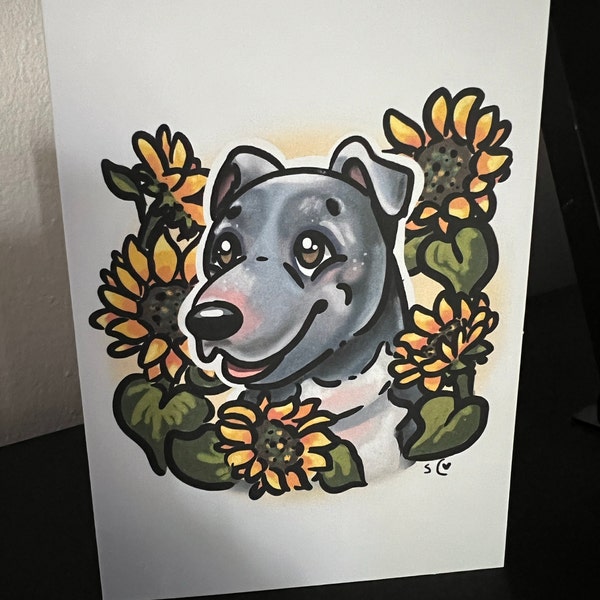 Handmade Custom Dog Birthday Card From Your Photo - Etsy