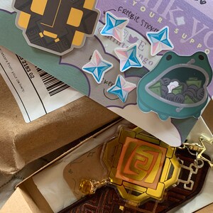 Xiao Vision Keychain Set Anemo Genshin Impact Venti Kazuha | Etsy