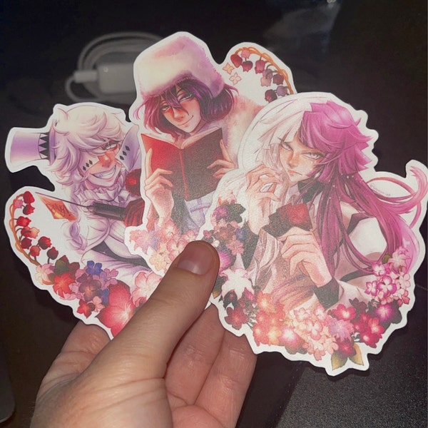 Fanart Vinyl Stickers Decay of Angel | Bungou Stray Dogs Fyodor ...
