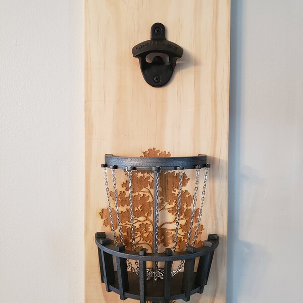 Ultimate Frisbee Disc Rack Storage Holder - Walnut Finish - Rubbed With ...