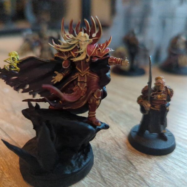 Dnd Warcraft Blood Elf Miniature Bundle Icecrown Set Dungeons and ...