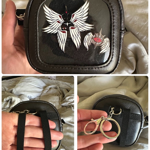 Ita Keychain Pouch With Pin Display, Ita Wallet, Mini Ita Backpack ...