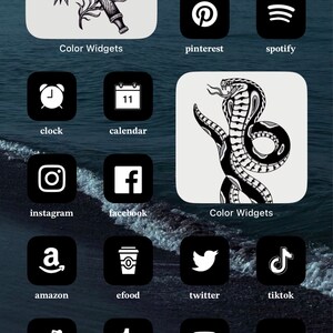Modern Boho App Icons Pack for IOS 14 L Autumn Fall L Customizing Home ...