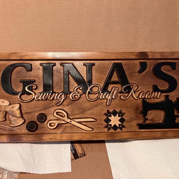 Personalized Quilting Room Sign | Custom Sewing Room Sign | Gift for ...