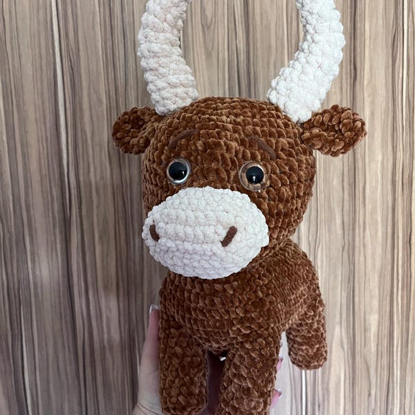Highland Cow Crochet Pattern, Amigurumi Crochet Pattern, Highland Cow ...
