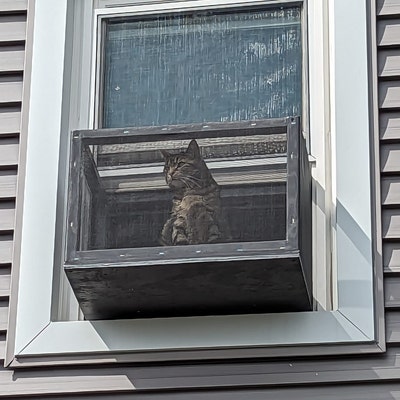 Catio DIY Digital Plan Window Box for Cats - Etsy