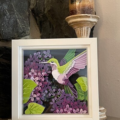 3D SVG Spring Shadow Box, Blossom Tree Shadow Box, Ducks 3D Svg, Cherry ...