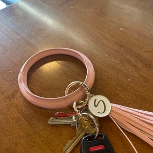 Wristlet Keychain / Personalized Key Ring Bangle / Bracelet - Etsy