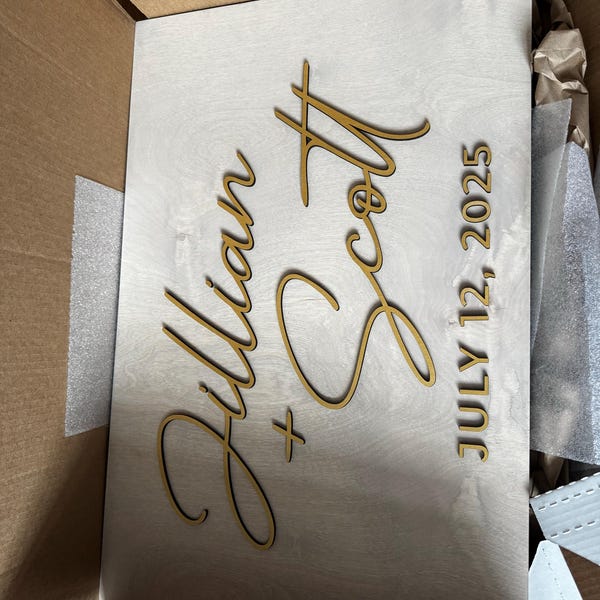 3D Name Sign 3D Wedding Welcome Sign Custom Wood Wedding Sign Unique ...