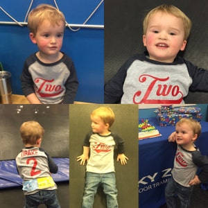 2nd birthday Baseball shirt | Etsy