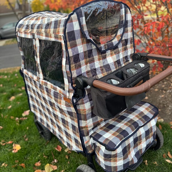 Waterproof Stroller Wagon Cover | All-weather Canopy With Windows - Etsy