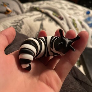 Zebra Slug 3D Printed Articulated Slug - Etsy