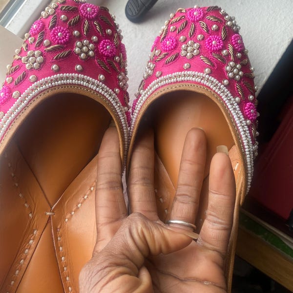 Men's Silver Antique Wedding Shoes Formal & Handmade Jutti Ethnic ...