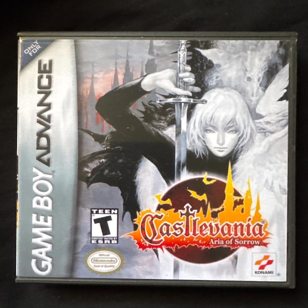 Custom Case - Castlevania Aria of Sorrow - No Game - No Manual ...