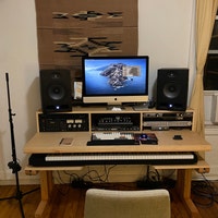 Solid Maple Studio Desk With Piano Drawer - Etsy Canada