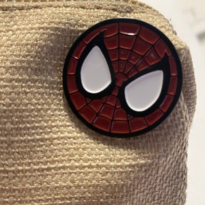Spiderman Emblem Logo Lapel Pin Hat Pin - Etsy