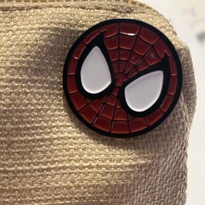 Spiderman Emblem Logo Lapel Pin Hat Pin - Etsy