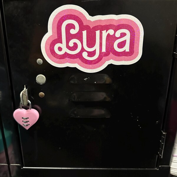 Custom Name Sticker, Personalized Vinyl Name Sticker, FULL NAME DECAL ...