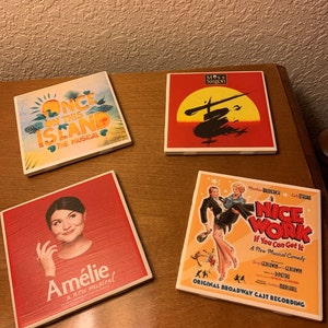 Custom Musical Playbill Coasters - Etsy