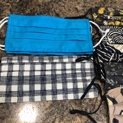 Face Mask, Mask Nose Wire Filter Pocket, Washable Mask, Durable Mask ...