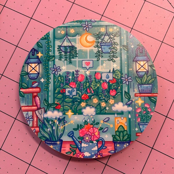 Secret Garden Aesthetic Cute Sticker Sheet Planner Stickers, Decorative ...