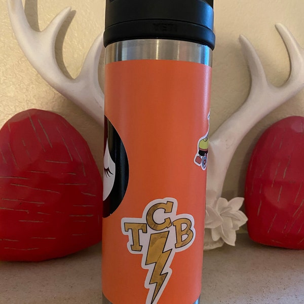 TCB Elvis Presley Sticker: Taking Care of Business Lightning Bolt Decal ...