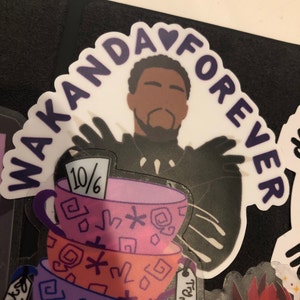 Black Panther Sticker // Wakanda Stickers // Marvel Stickers // Avenger ...