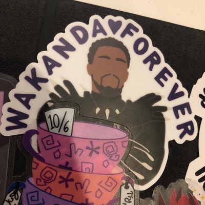 Black Panther Sticker // Wakanda Stickers // Marvel Stickers // Avenger ...
