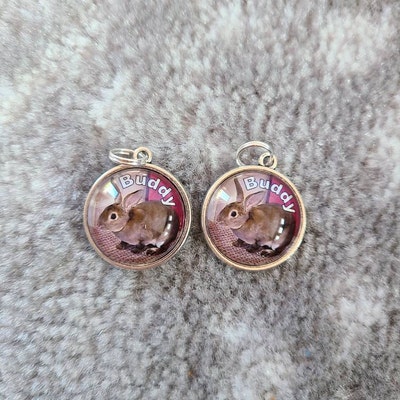 Small Round Photo Charm Small Charm Bracelet Charm - Etsy