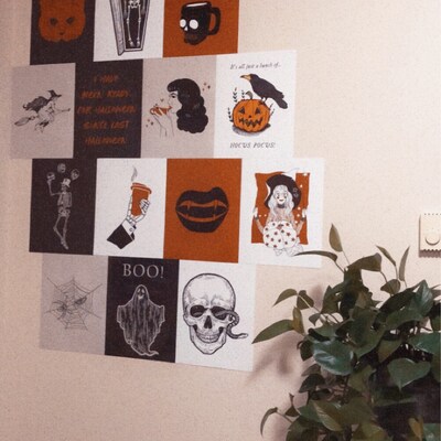 Halloween Mega Bundle Set 15 Printables 5 Bonus Prints, Halloween Wall ...