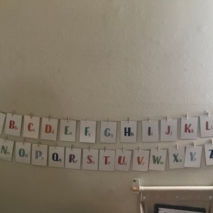 ABC Flash Cards, Educational Cards, A-Z Cards, Learn Abcs, Alphabet ...