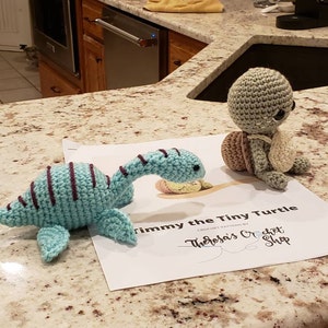 PATTERN: Timmy the Tiny Turtle Crochet Turtle Pattern Amigurumi Baby ...