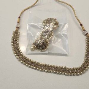 Antique Gold Pearl Belly Chain/bridal Belly Chain/vaddanam/kamarpatta ...