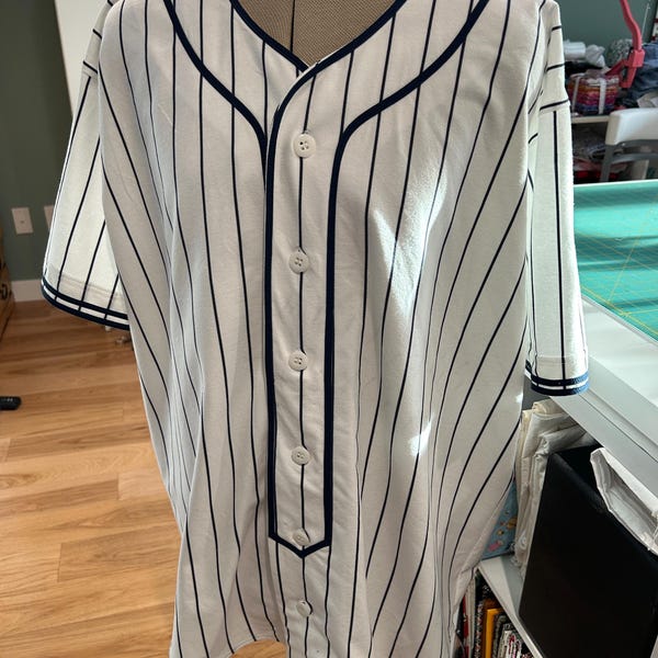 Baseball Jersey Full Button Men Sewing Pdf Pattern,pdf Sewing Pattern ...