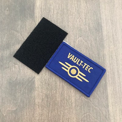 Vault-tec Fallout Insipried Patch Cosplay 3x2 Inches Hook and Loop ...