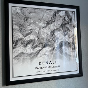 Custom Topographic Map of Anywhere in the World, Wall Art Hiking Map ...