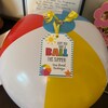 EDITABLE Hope You Have a Ball This Summer Tag, End of School Year Tag ...