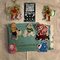 SERIES 3 REGRETEVATOR - Stickers: Fleshcousin, Jeremy, Reddy, Gregoriah ...