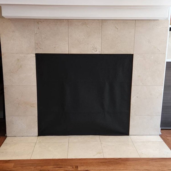 Fireplace Draft Cover CUSTOM MADE your Fireplace Dimensions With ...