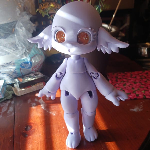 MADE to ORDER BJD, Ball Jointed Doll, Articulated Doll, Chibi Doll ...