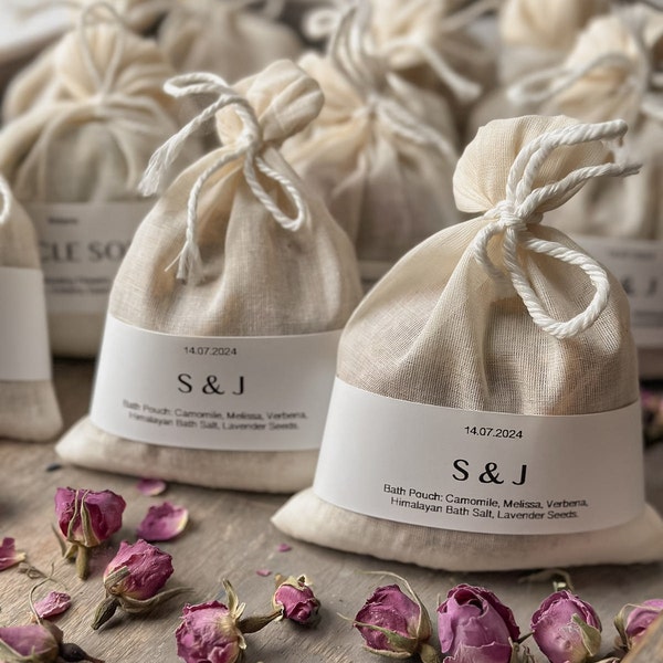 ESSENTIALS Bath Pouches - Set of 4 Luxurious Bath Soaks, Night, Beauty ...