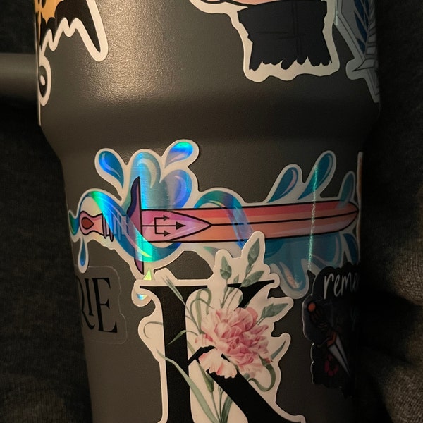 Riptide Original Holographic Vinyl Sticker, Durable Waterproof 3" Percy ...