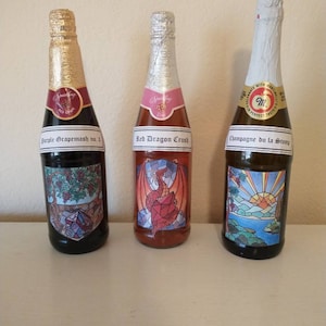 Wizard of Wines Labels - Digital Download - Etsy