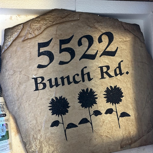 Personalized Monogram Name Rock - Engraved Stone - Personalized ...