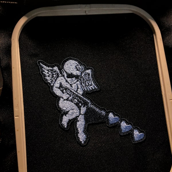 Cupid Machine Gun Hearts Funny Cherub Angel Design - Valentines Day ...