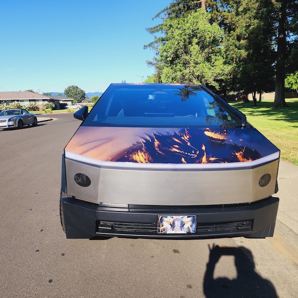 Wolf Car Hood Wrap Full Color Vinyl Decal Predator Sticker 3 - Etsy