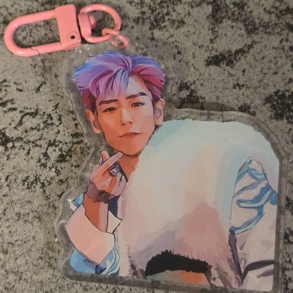 Fanmade Stray Kids Lee Know Keychain - Etsy